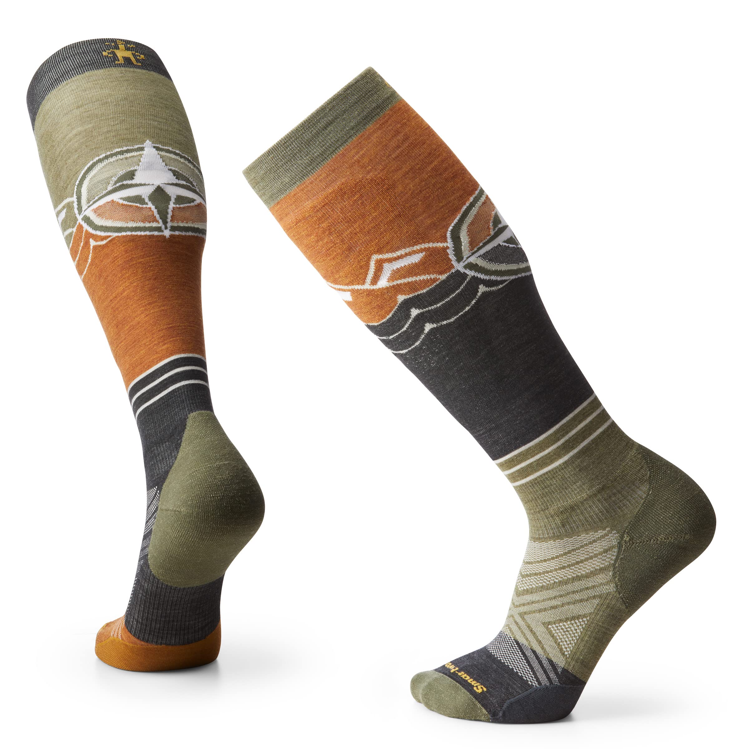 Smartwool Athlete Edition Backcountry Ski Targeted Cushion Merino Wool Over The Calf Socks For Men and Women, Acorn, Medium