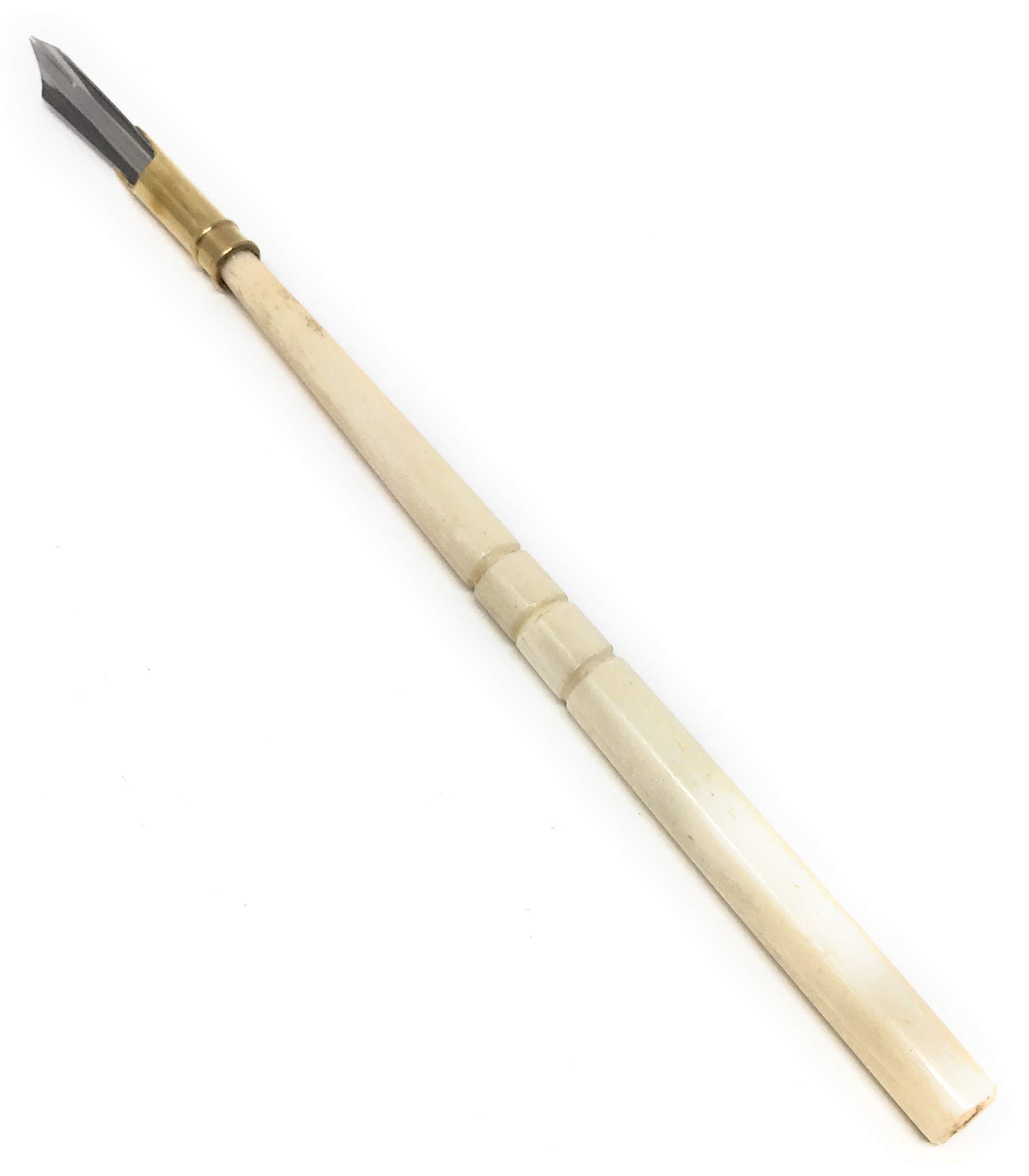 Madison Bay Co Ox Bone Writing Pen, Vintage English Reproduction, 7.5 Inches Lon