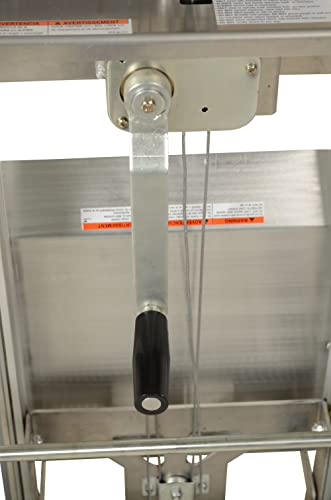 Vestil PALL-200 Aluminum Portable Load Lifter 32-7/16 in. x 12-1/8 in. x 44-15/16 in. 200 Lb. Capacity Silver