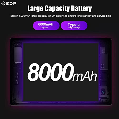 mewmewcat Tablet Computer, P30 10.1 inch Portable Tablet MTK6762 Processor 4GB+64GB Memory 1280 * 800 Resolution Android 11.0 System Rose Gold US Plug