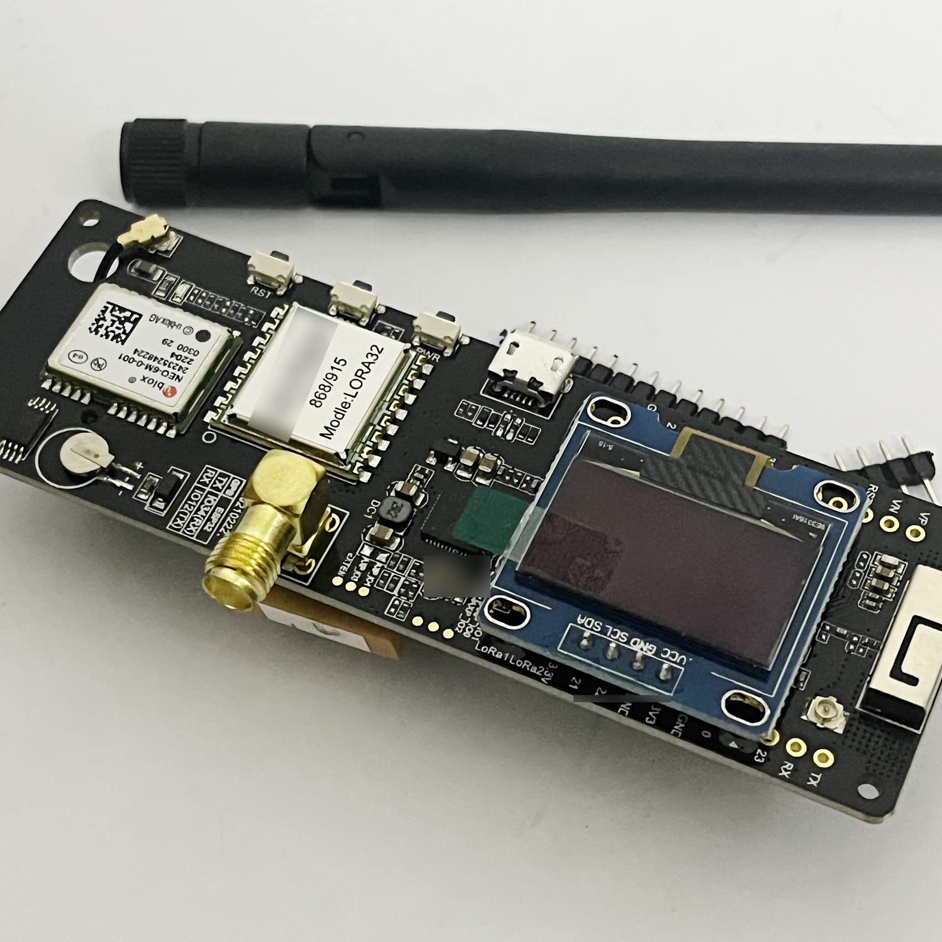 XFCZMG Meshtastic V1.1 ESP32 LoRa 868Mhz Wireless Module WiFi GPS NEO-6M with OLED Display for Arduino