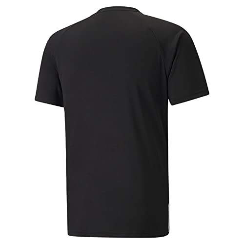 PUMA Men's teamLiga Graphic Jersey, Black White, XX-Large