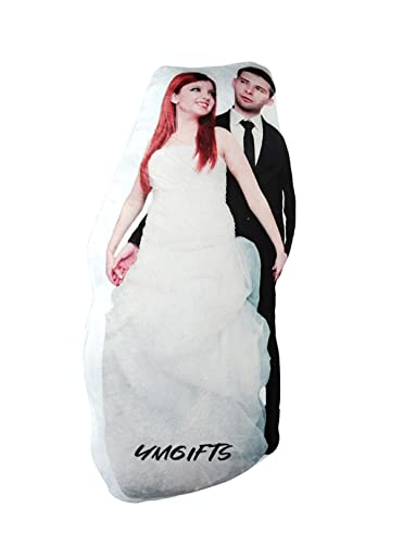YMGifts Custom Human Photo Pillow Personalize with Your Loved Ones Photos Personalized 3D Human Picture Pillow 8inch