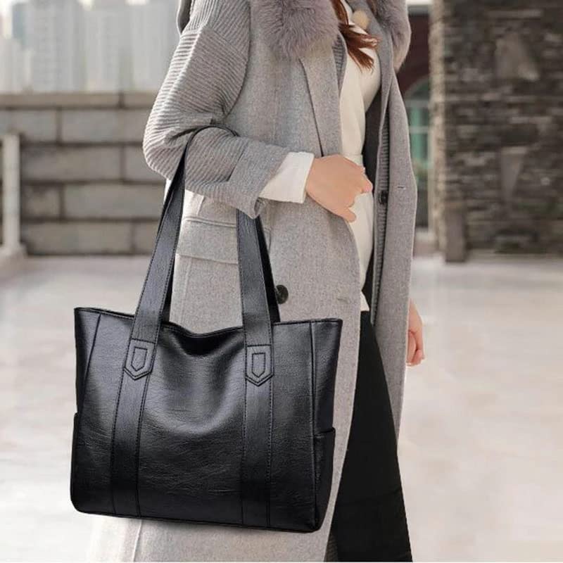 TFIIEXFL Bucket Bag Simple Tote Bag Shoulder Bag Shopping Tote Bag Simple for Work