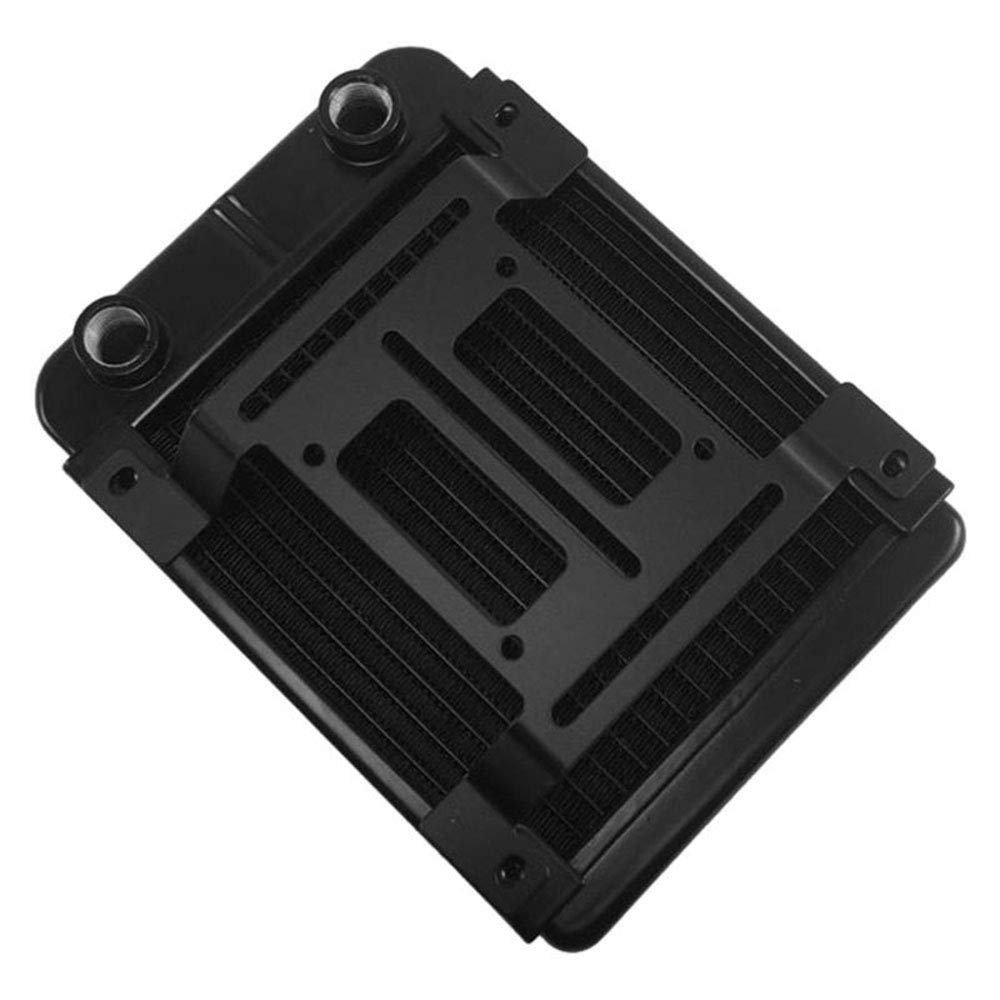 Maxmoral 12cm Water Cooling Pump Radiator Support Holder Water Drainage Tank Reservoir Bracket Fan Holder Mount Stand