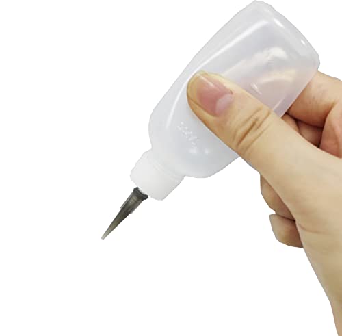 XIAONAN 10pcs Needle Tip Glue Bottle,30ml 50ml(1oz 1.76oz) Tip Glue Dropper Squeeze Bottle for DIY Glue Applications, Paint Quilling Craft and Oil