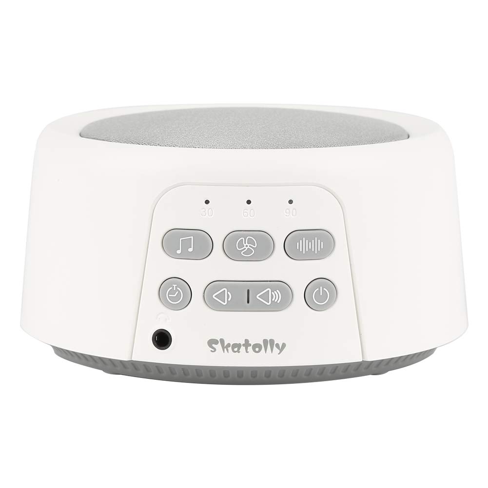 Sound Machines White Noise Machine with 24 Natural Soothing Sounds, 4 Sleep Timer Powered by AC or USB for Baby Kids Adults