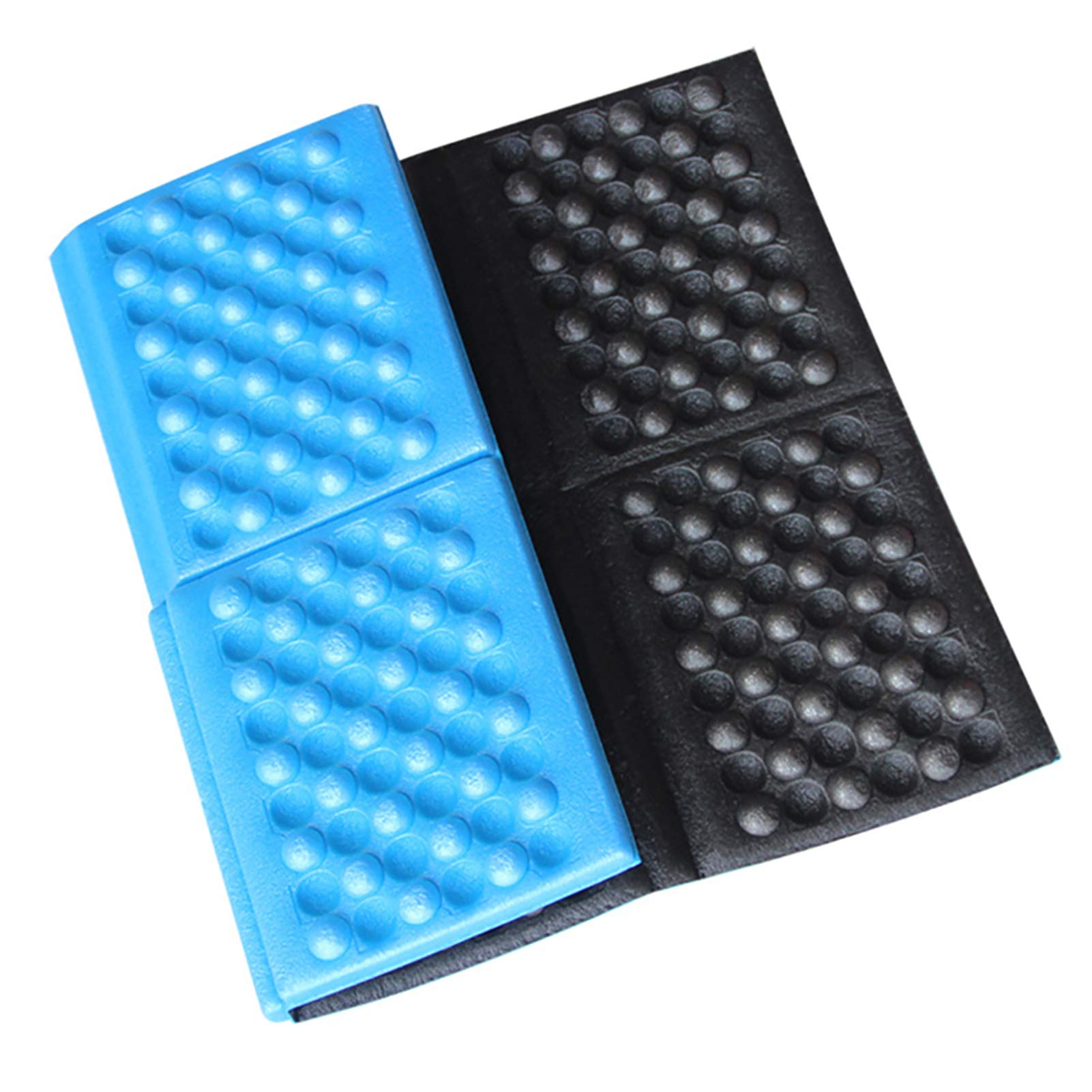 ONWRACE HASEAN Folding Foam Sit Mat, Outdoor Foldable Cushion Seat Mat, Beach Pad Insulation and Moisture-Proof Sitting Mat for Hiking, Camping, Tourism and Park Picnics Blue