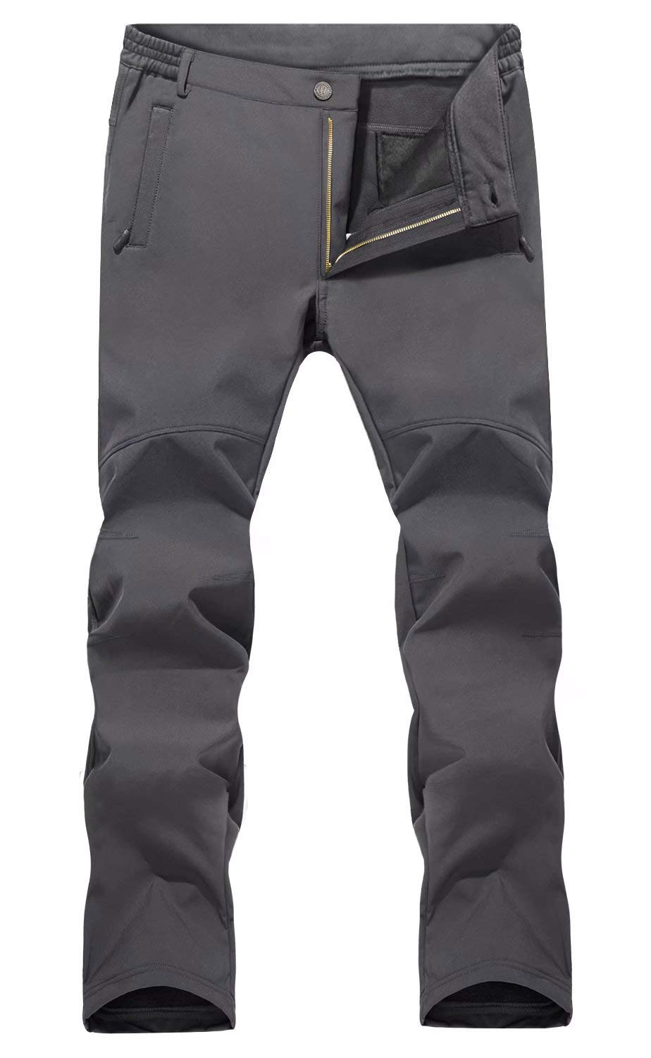 MAGCOMSEN Snow Pants for Men Windproof Pants Men Fleece-Lined Pants Waterproof Pants Hiking Ski Pants Outdoor Pants Snowboarding Pants