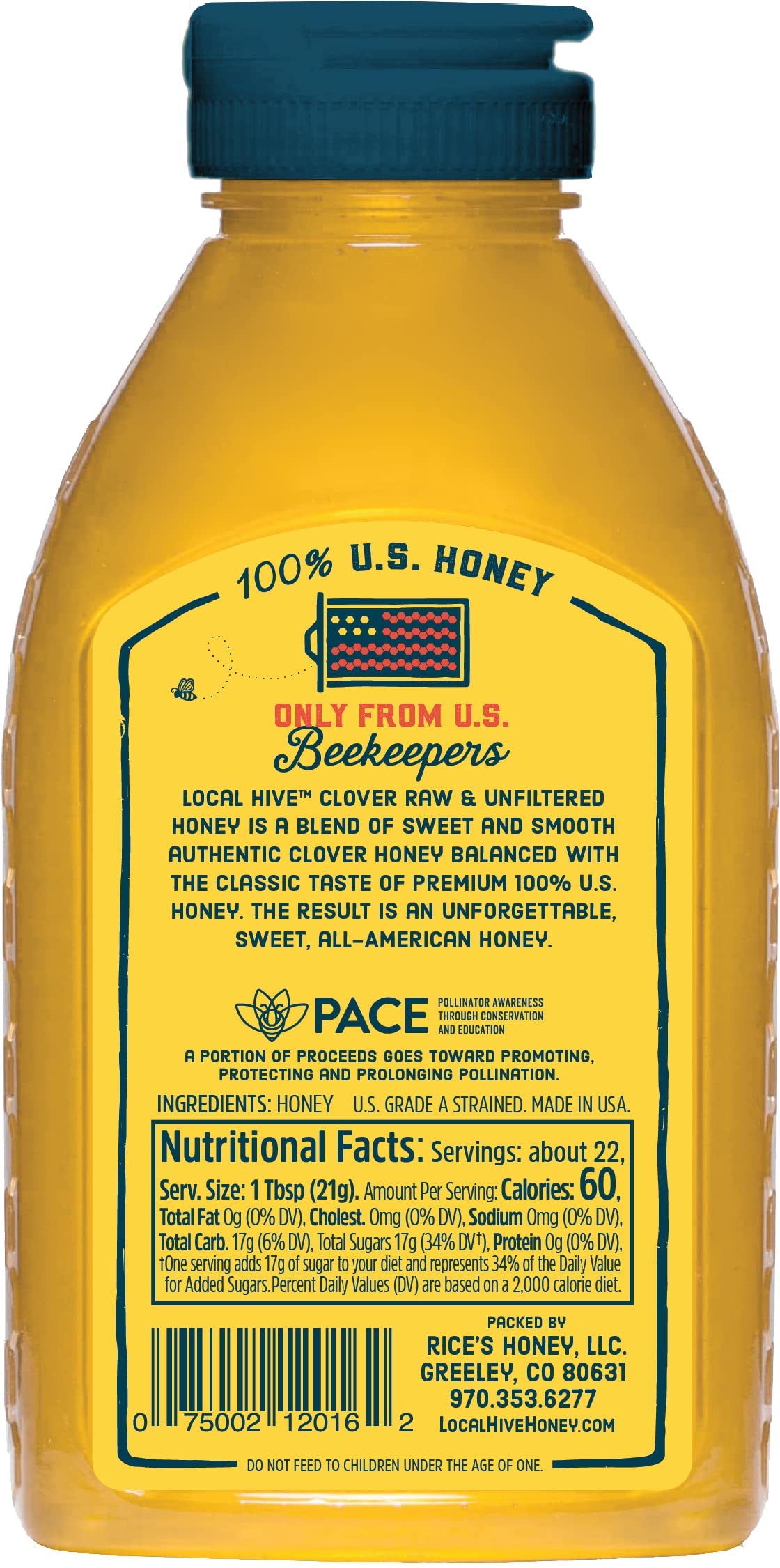 Local Hive Clover Honey Blend 16oz