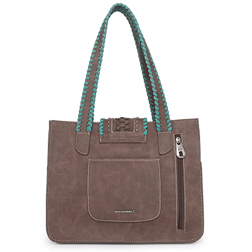 Montana West Western Handbag Purse Tote Shoulder Bag for Women with Wallet MW1057G-8317CF+W