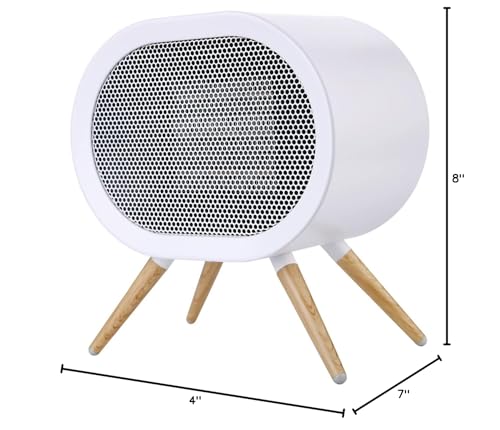 Space Heater, 1000W Small Space Heaters for Indoor Use, PTC Fast Heating Ceramic Heater, Portable Space Heater for Office Home Bedroom Bathroom Desk