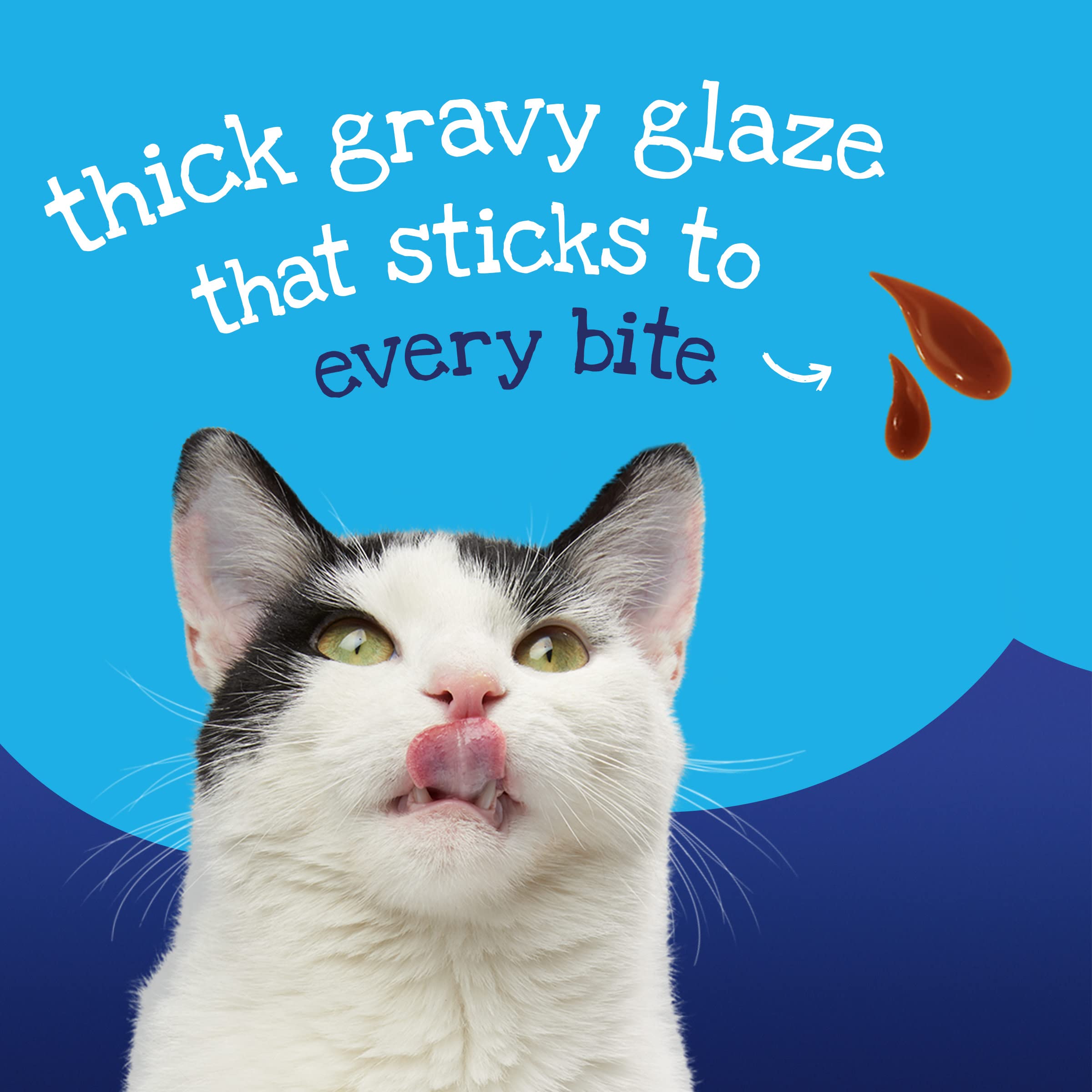 Purina Friskies Gravy Wet Cat Food, Glaz’d & Infuz’d with Gravy Glaz’d Chicken - (12) 3.5 oz. Trays