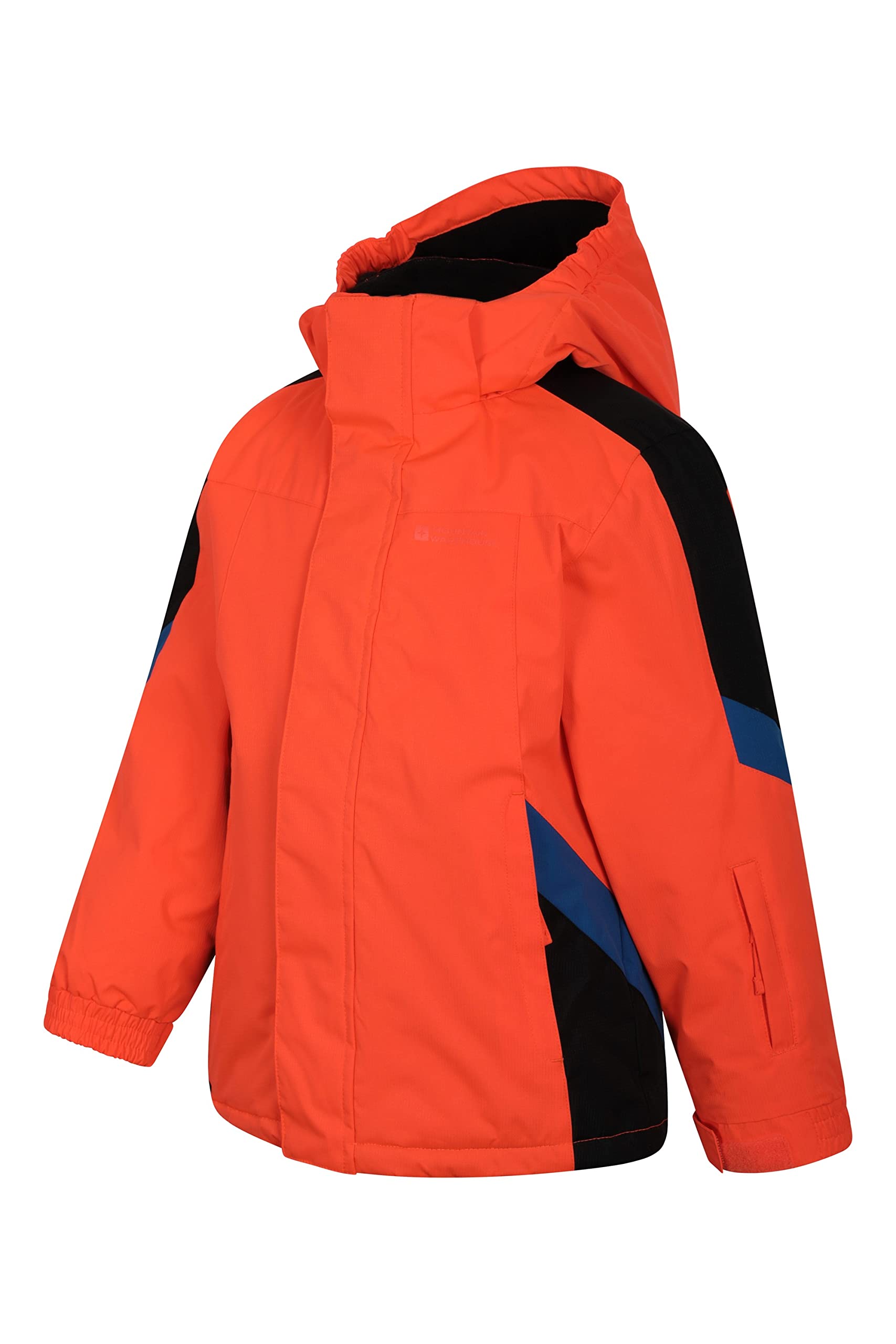 Mountain Warehouse Raptor Kids Ski Jacket, Boys & Girls Snow Coat Bright Orange Kids 11-12 Yrs (142-154 cm)