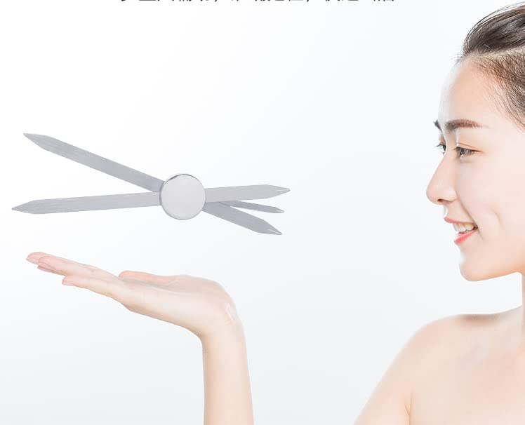 Microblading Compass Ruler Eyebrow Positioning Balance Tattoo Golden Ratio Ruler Measurement Stencil Tools (Black)