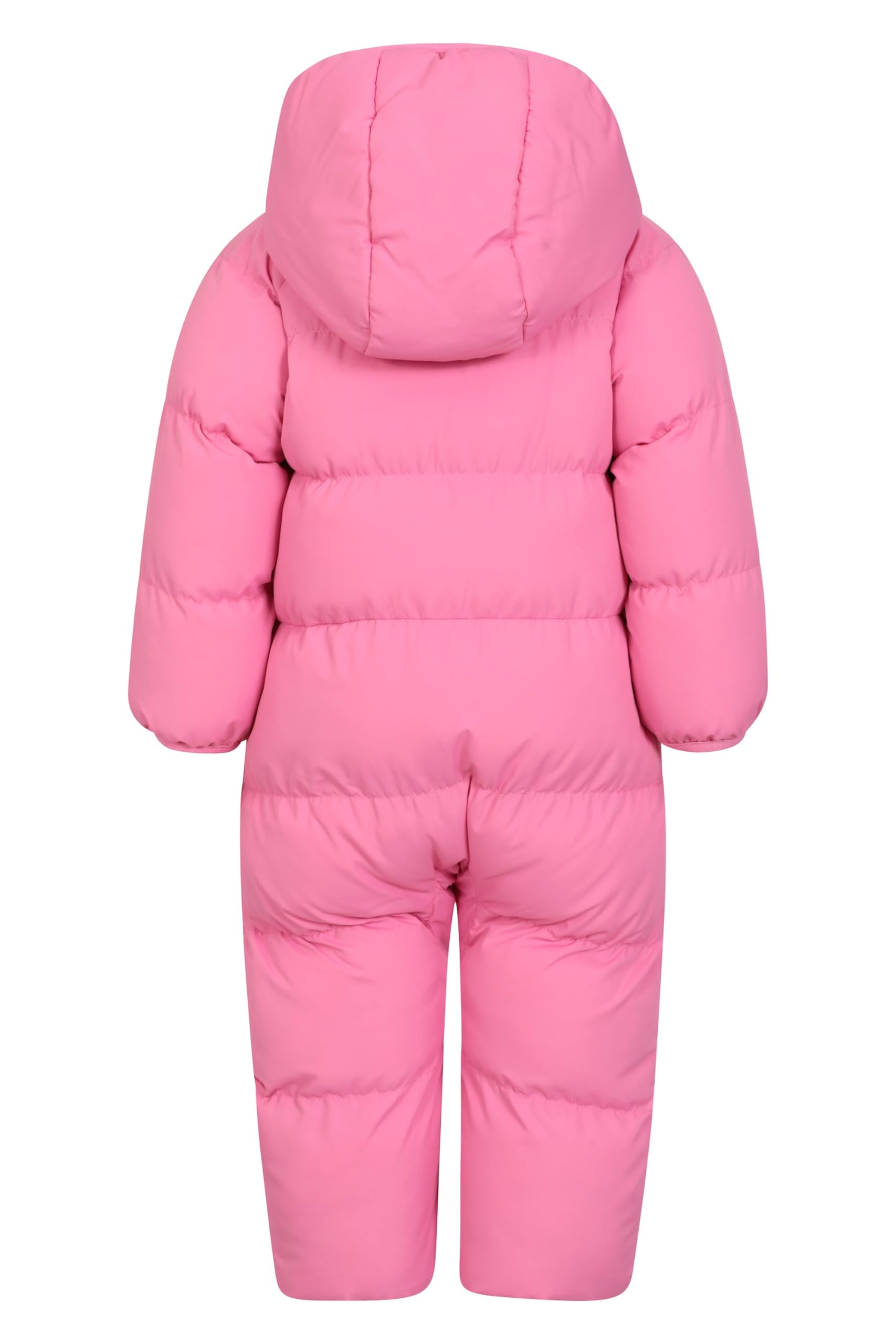 Mountain Warehouse Frosty Toddler Padded Suit - Fleece Lined Snowsuit Pink 12-18 Months