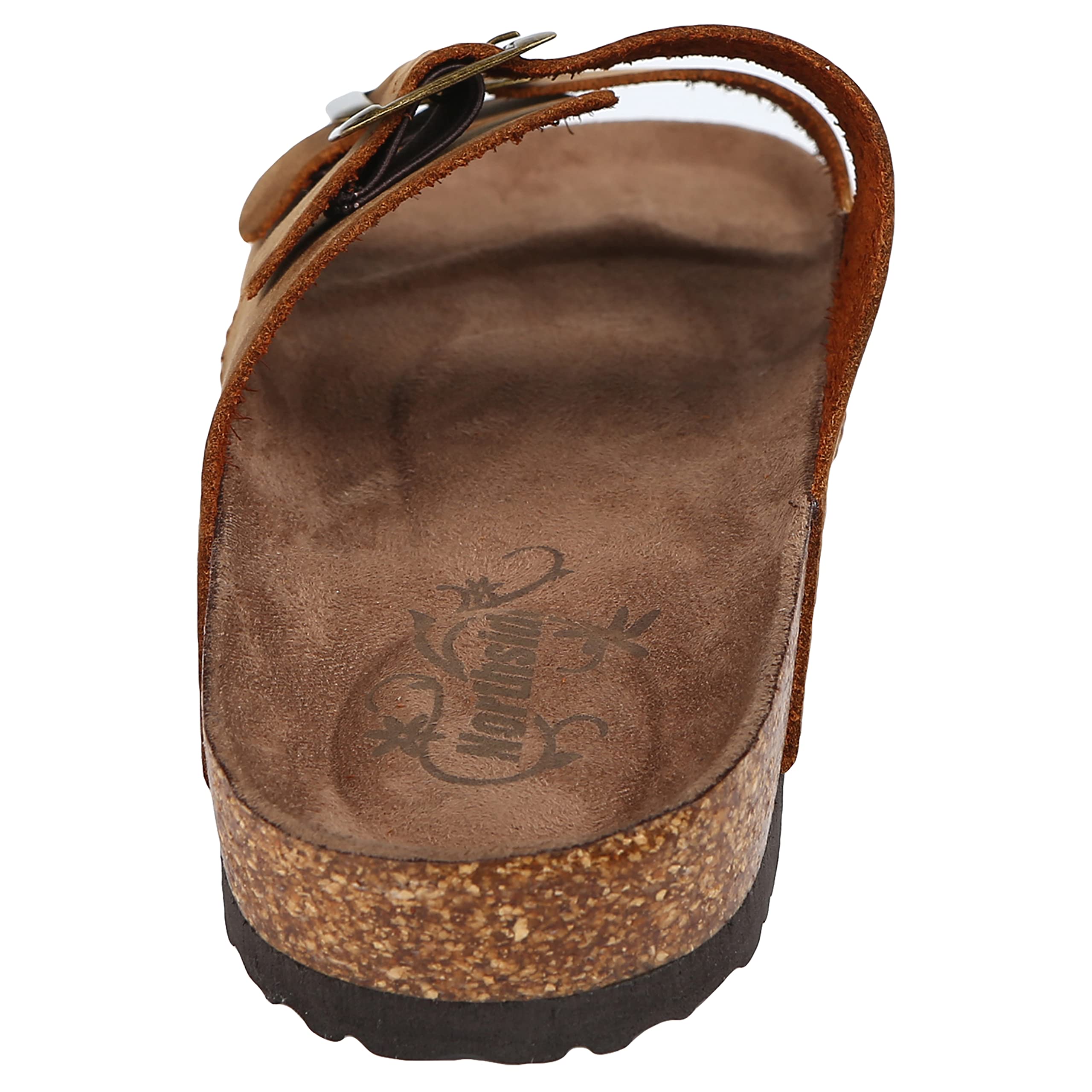 Northside Women's Raegan Cork Sandal, Toffee, 9