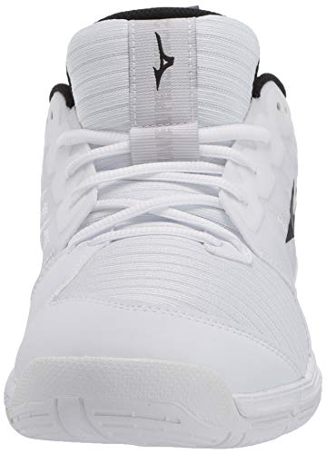 Mizuno womens Wave Supersonic 2 Volleyball Shoe, White/Black, 7.5 US