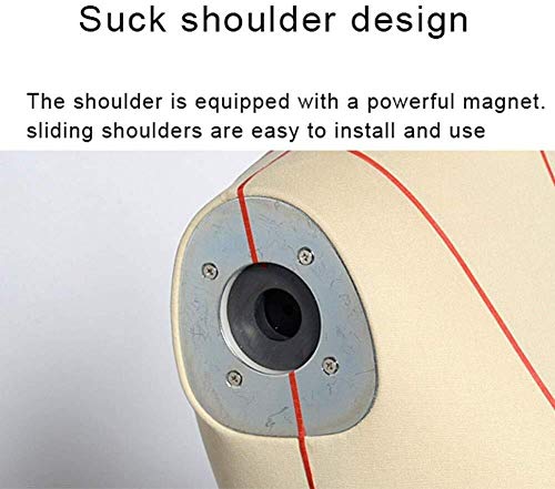 Mannequin Torso Mannequin Dress Form Torso Adjustable Mannequin Display Bust Female Tailors Dummy Dressmakers with Wheel Base ()