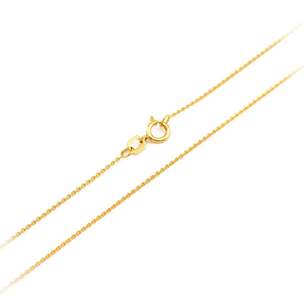 LA BLINGZ 10K Yellow Gold Hamsa Evil Eye Filigree Charm Necklace (20" Necklace)