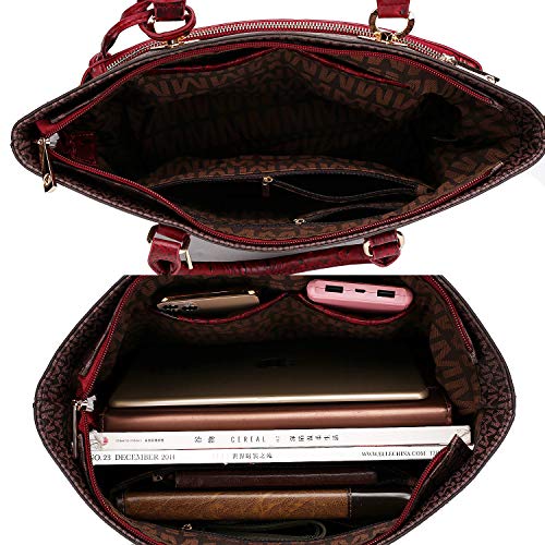 MKF Crossbody Shoulder Bag for Women β PU Leather Top Handle Pocketbook β Roomy Tote Satchel Handbag Purse M Charm Beige
