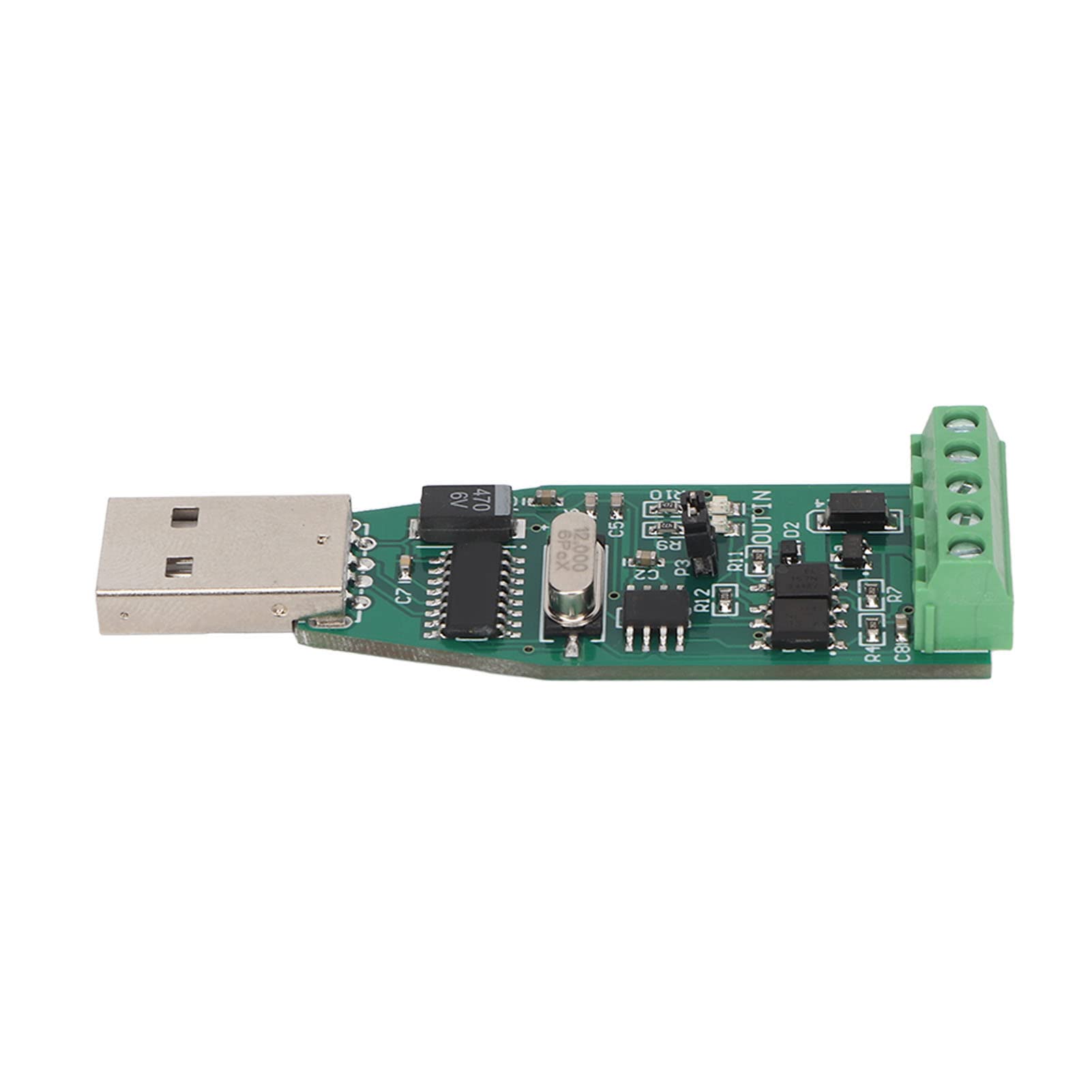 USB Relay Module, USB Intelligent Control Switch MOS Tube Control Board 1 Channel DC 5-24V 5A for Computer (Relay Module)
