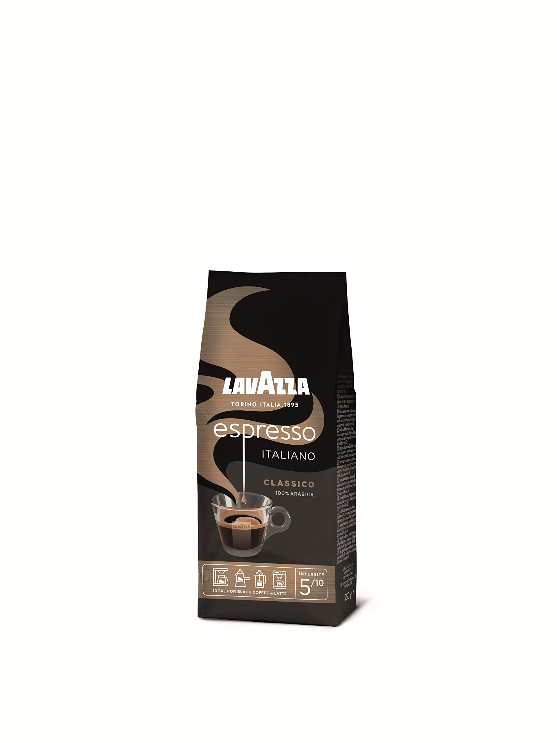Lavazza Caffe Espresso Coffee Beans 250 g (Pack of 3)