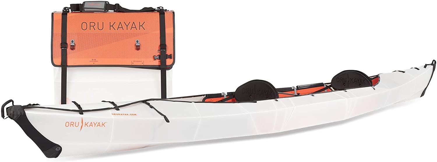 Oru Kayak Foldable Kayak Haven TT | for 1 or 2 People - Stable, Durable, Lightweight - Lake and River Kayaks - Beginner, Intermediate - Size (Unfolded): 16'1" x 33", Weight: 41 Lbs