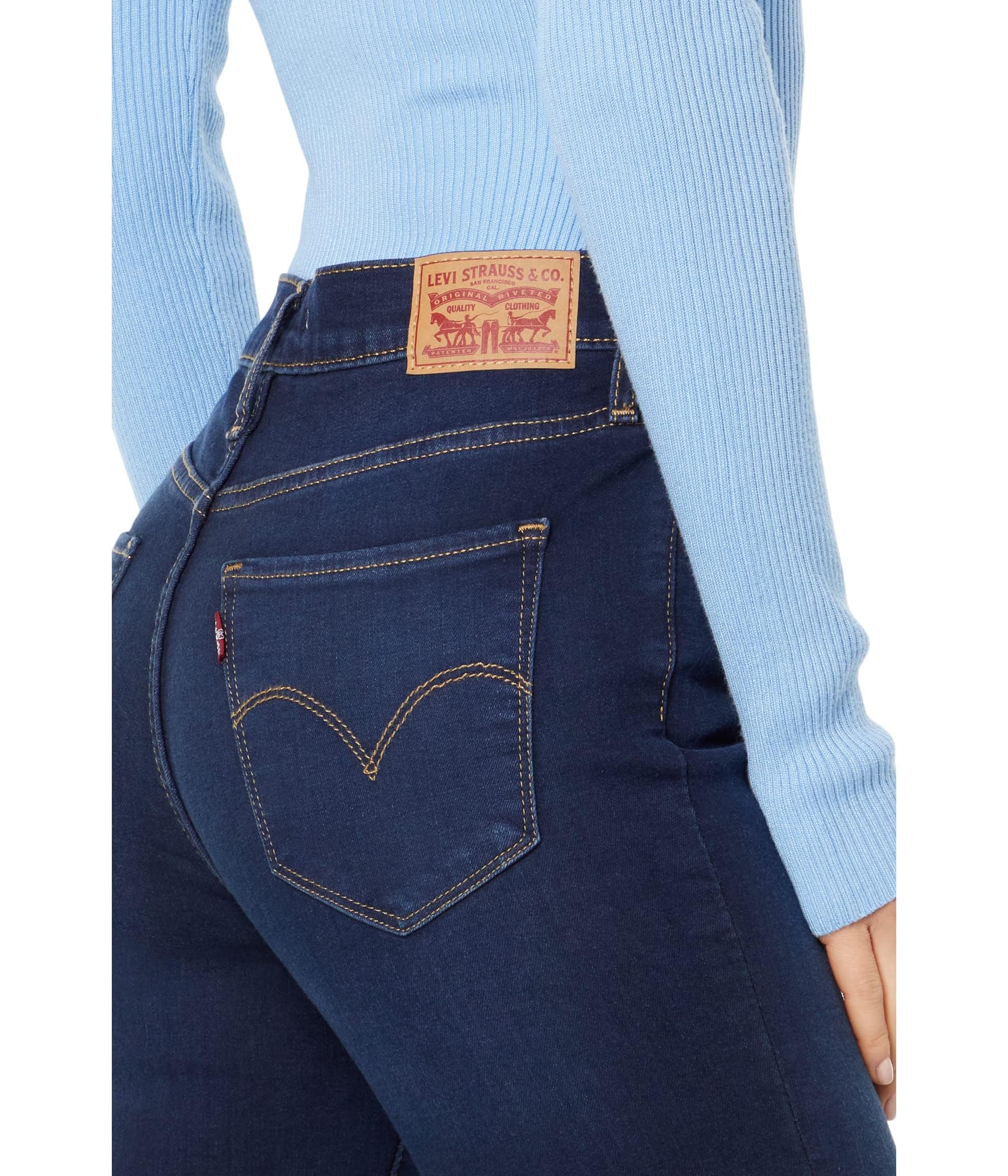 Levi's Women's 720 High Rise Super Skinny Jeans (Standard And Plus), (New) Pressured Into It, 30 Regular