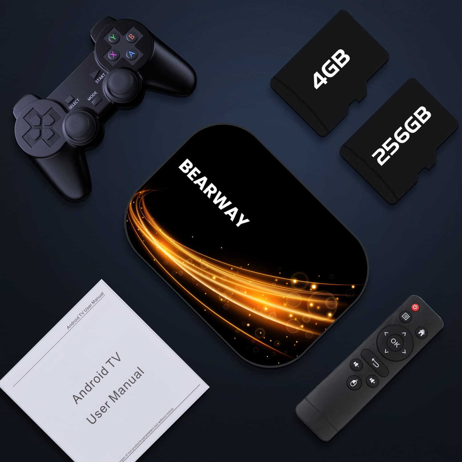 Super Console X3 Retro Video Game Console with 114000+Games,60+Emulators, EmuELEC 4.5+Android 9.0+CoreELEC Systems 3 in One, Classic Game Console,8K Output (256G)