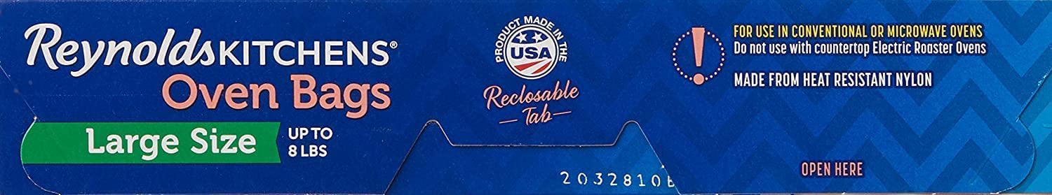 Reynolds Oven Cooking Large Size for Meats & Poultry (up to 8-Pounds) (5 Count, Pack of 2)