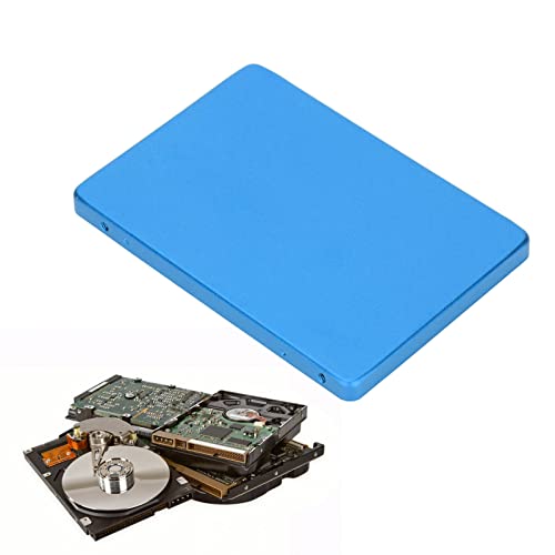 ssd Adapter Box kit 6gbps Date Transmission Aluminum Alloy ssd Adapter Box Home Office Ultrathin Aluminum Alloy Material for Computer Blue