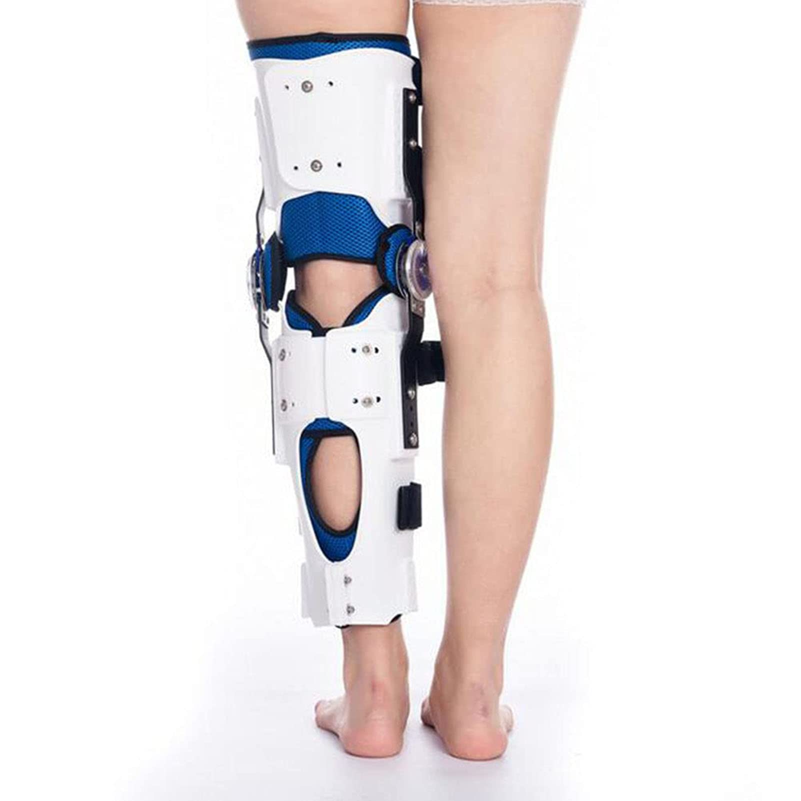 NYSJTYD Hinged Knee Hip Support Brace, Knee Ankle Foot Orthosis Brace, Hip Walking Fixed with Walking Boots Brace Knee Surgery Ligament Support, Injuriesfracture Ligament Injury