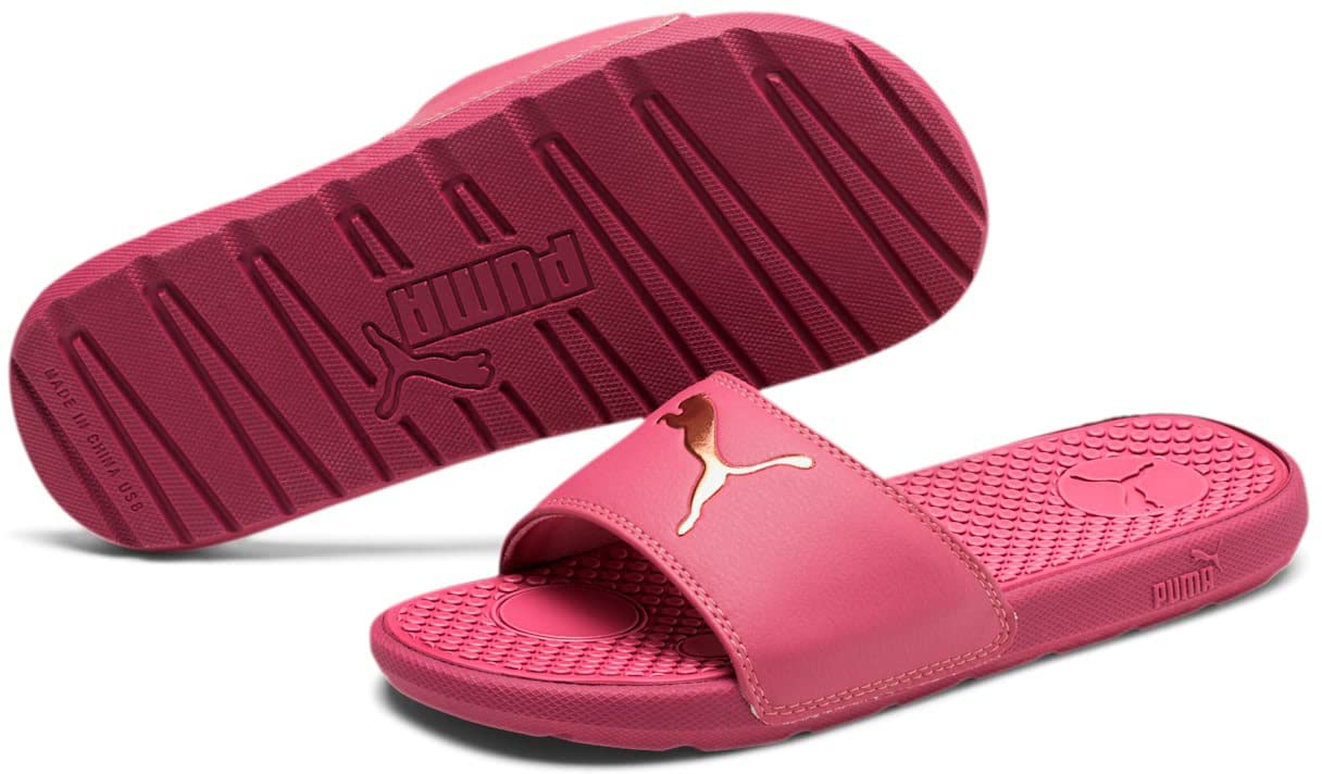 PUMA - Womens Cool Cat Sport Sandals, Size: 9 M US, Color: Rose Wine/Rose Gold