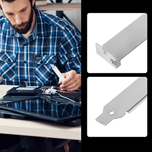 SOLUSTRE Computer Part Expansion Blank Plate 12pcs PCI Slot Blanking Plate Computer Case Blank Computer Blanking Plate for Computer Cases Supply with Screws Pci L Blank Bracket Computer Accessories