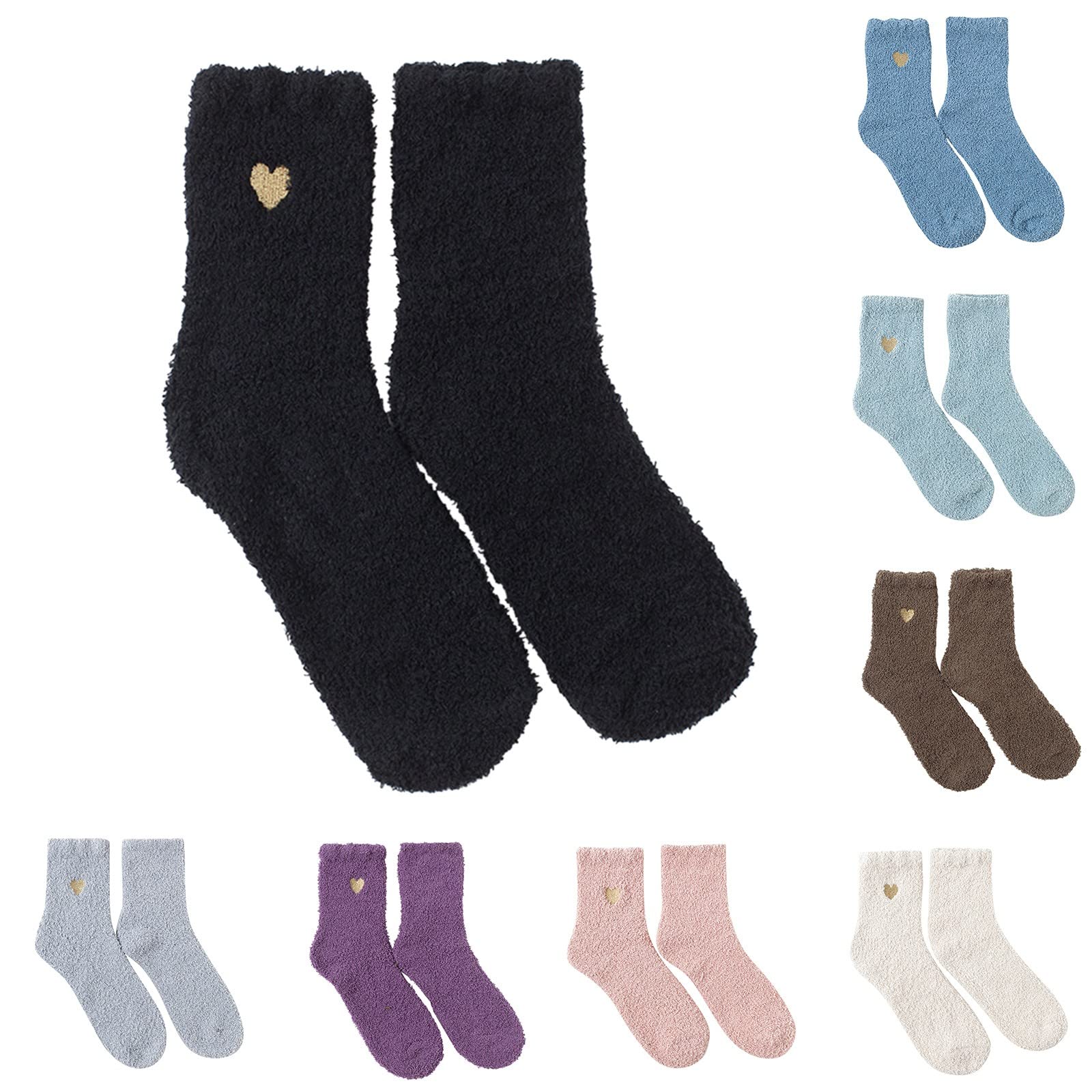 Rvidbe Socks for Women Low Cut Wool Socks Womens Wool Hiking Socks Warm Thick Thermal Winter Boot Cozy Crew Cabin Ladies Work Soft Socks for Cold Weather