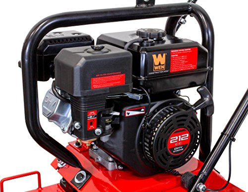 WEN 56035T 7 HP 4500-Pound Compaction Force Plate Compactor, CARB Compliant, Black