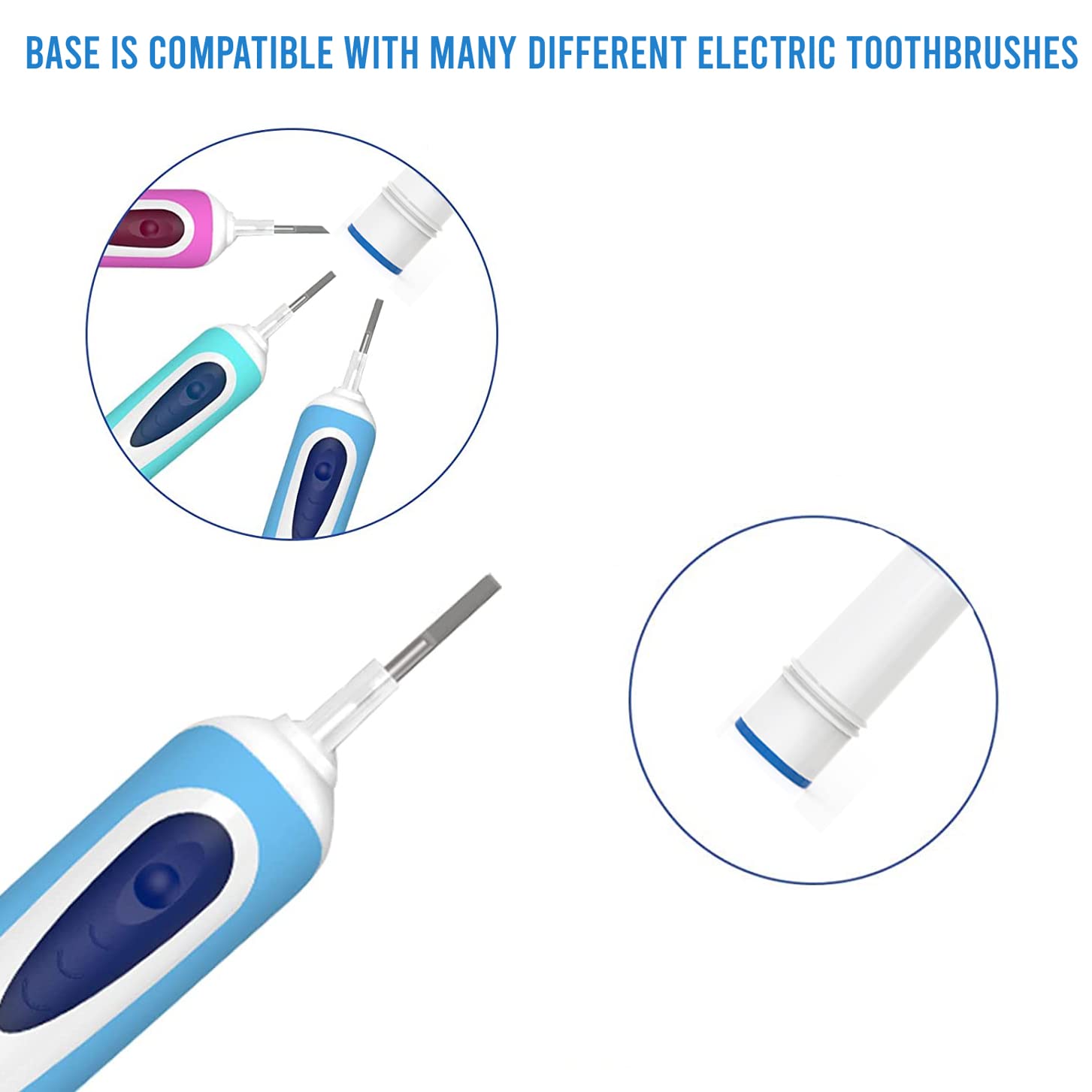 PÜRDENT Replacement Toothbrush Heads Compatible with Oral B & Braun Electric Toothbrushes ORBEB18Ax3 (12, Professional White)