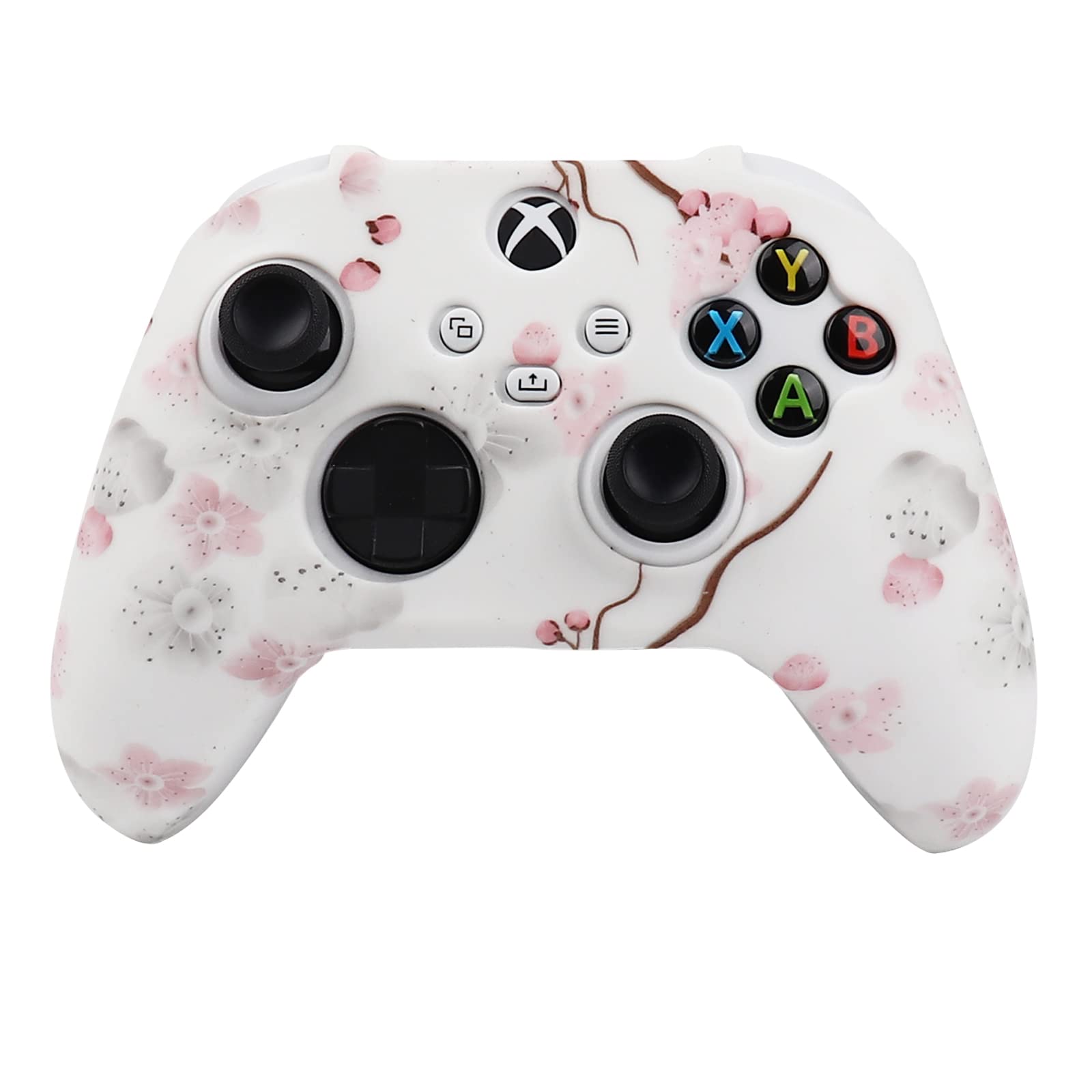 ROTOMOON Xbox Series Glitter Silicone Controller Skins with 8 Thumb Grips, Sweat-Proof Anti-Slip Controller Cover Skin Protector Compatible with Xbox Series S/X Controller