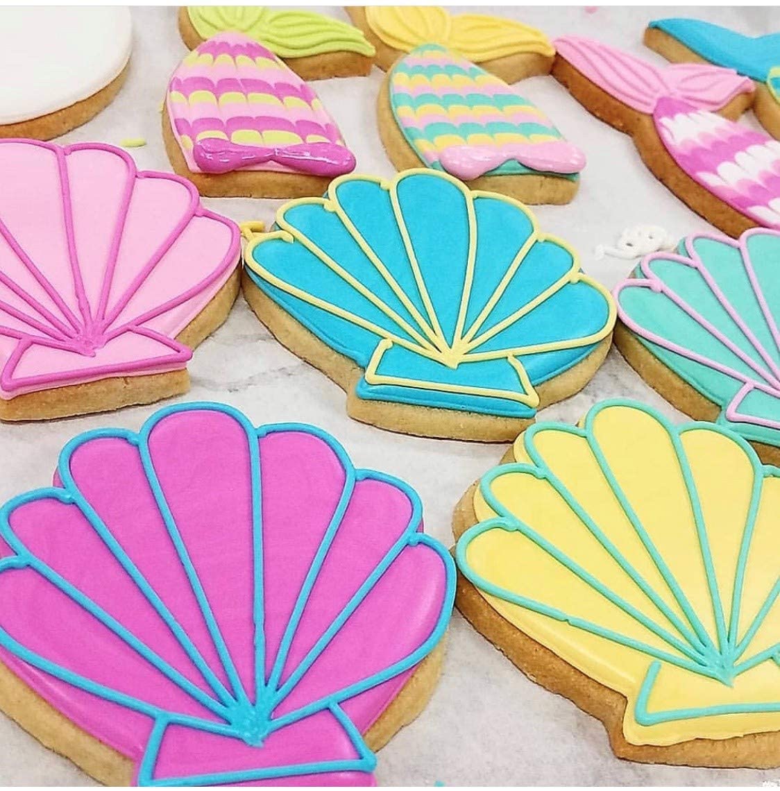 Summer Beach Cookie Cutters 2-Pc. Set Made in USA by Ann Clark, Starfish and Seashell