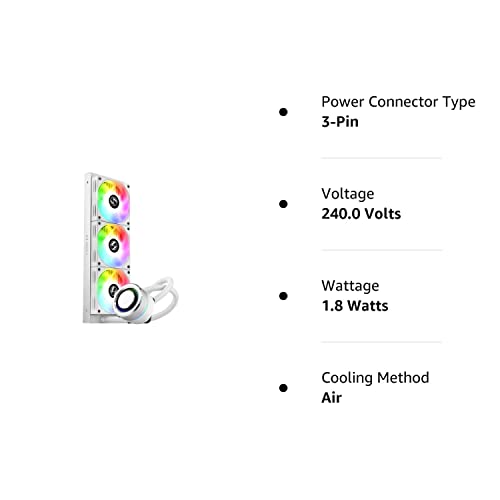 Lian-li Ac Galahad Aio360 Rgb White Closed Loop All-in-one Cpu Cooler