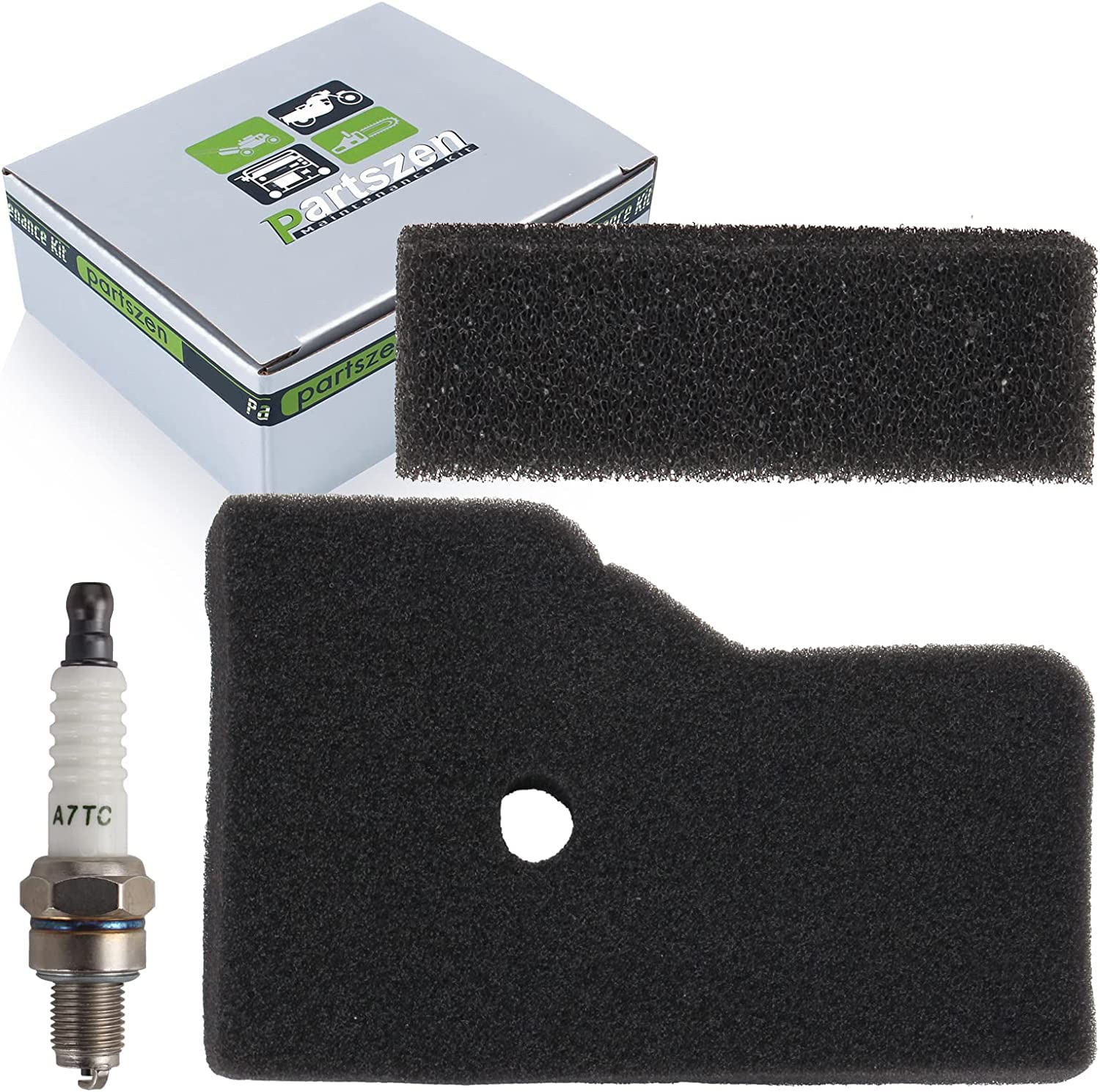 partszen EU2000i Generator Air Filters Fit for Honda EU2000i EU2000i Companion & EU2000i Camo.& EU2200i Series Generators Maintenance Tune Up Kit with Spark Plug