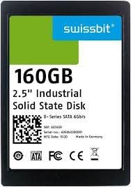 Swissbit SFSA160GS2AK2TO-C-8C-22P-STD, Solid State Drive, 160GB, 5V, 2.5" SATA SSD, X-76, 3D pSLC, 0-70Β°C