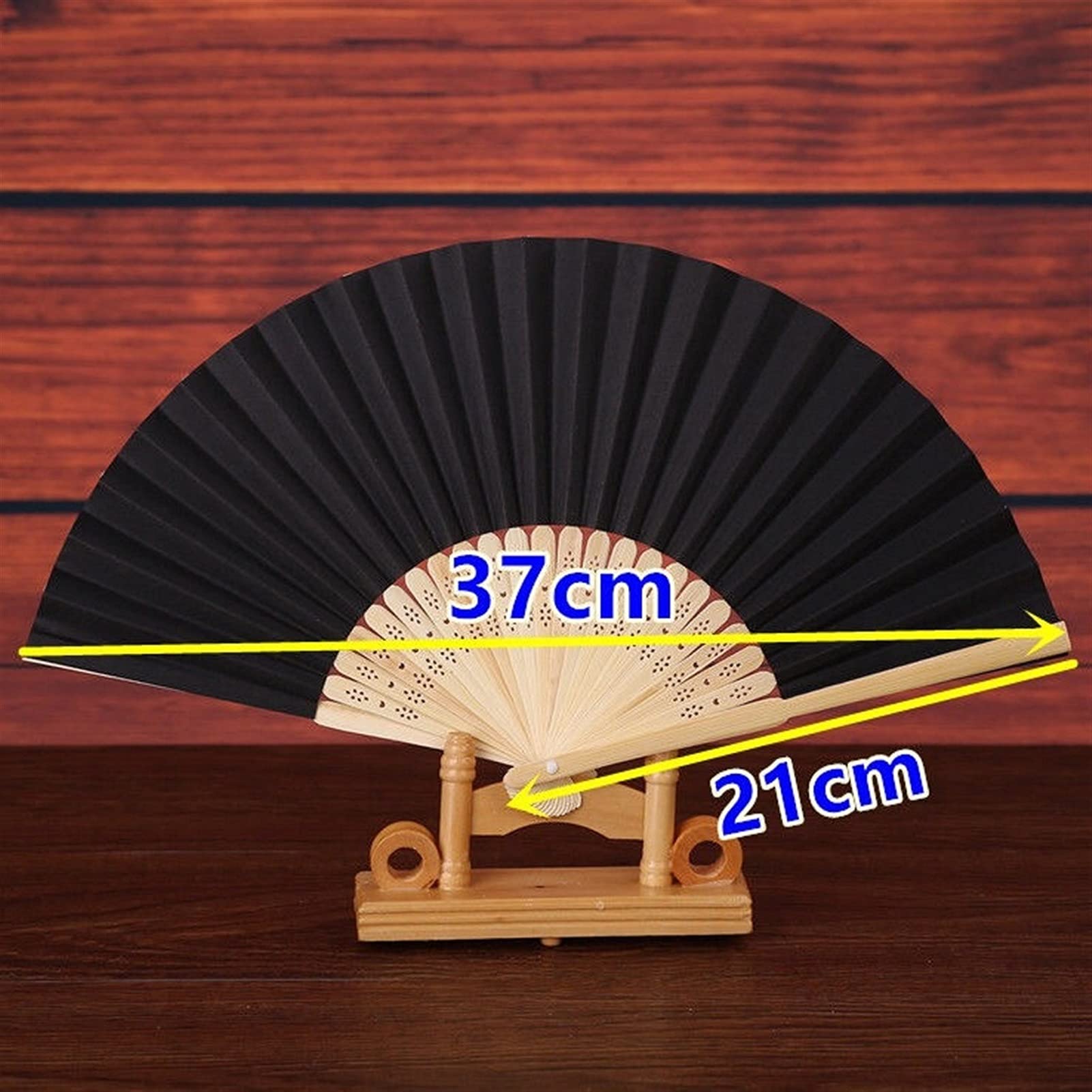 PBLCYUT Ornaments Folding Hand Held Solid Color Fan Handmade Graffiti Painting Fan Blank Paper Fan Cloth Fan Silk Folding Fan Portable Folding Fan (Color : Purple)