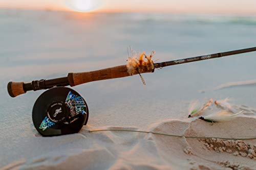 Moonshine Rod Co. Fly Fishing Rod with Carrying Case and Extra Rod Tip Section Fast Action, The Outcast II, 9wt 9'