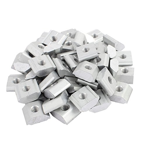 uxcell 50Pcs Aluminum Solar Panel Mounting Brackets-Mid Clamp for Framed Panels