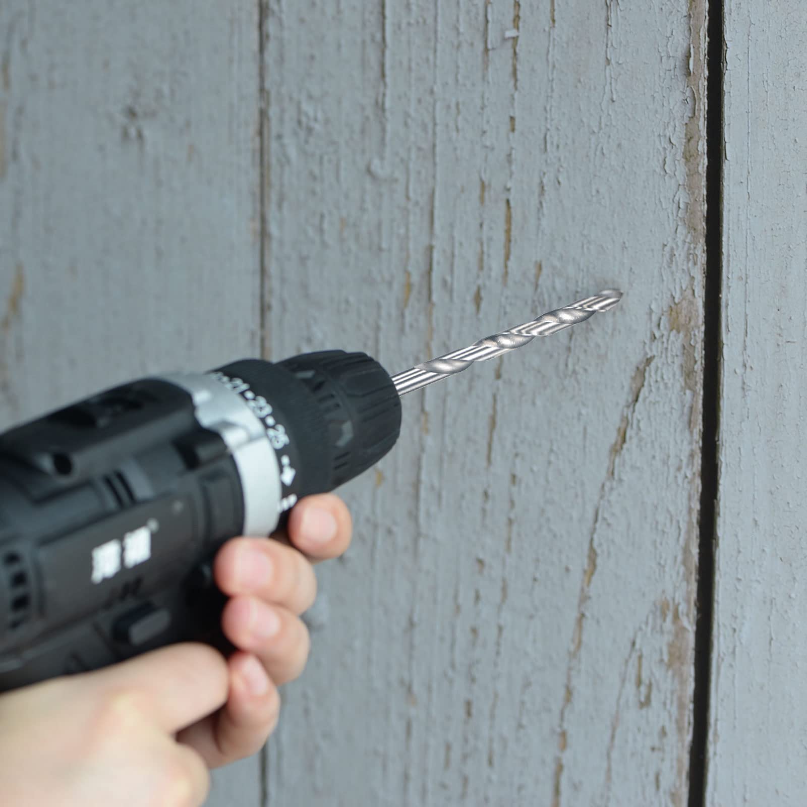 uxcell HSS(High Speed Steel) Extra Long Twist Drill Bits, 5.5mm Drill Diameter 250mm Length 2 Pcs