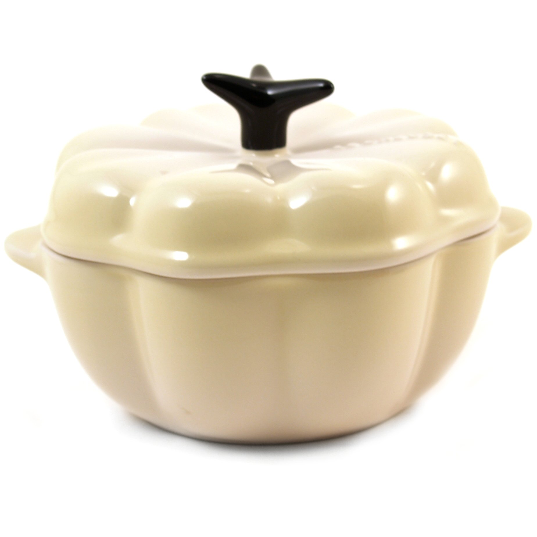 Le Creuset Dune Stoneware Petite Pumpkin Casserole Dish, 12 Ounce