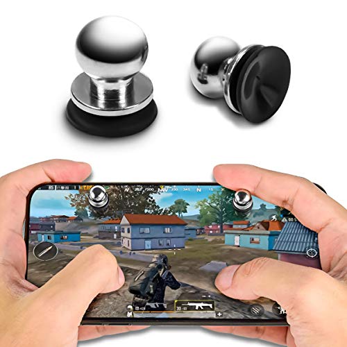 Newseego Mobile Game Controllers, [Quicker Response] Phone Trigger Key Mobile Shooter Aim & Fire Buttons Physical Joystick for Knives Out/Rules of Survival L1R1 for iOS Android Phone-2 PCS