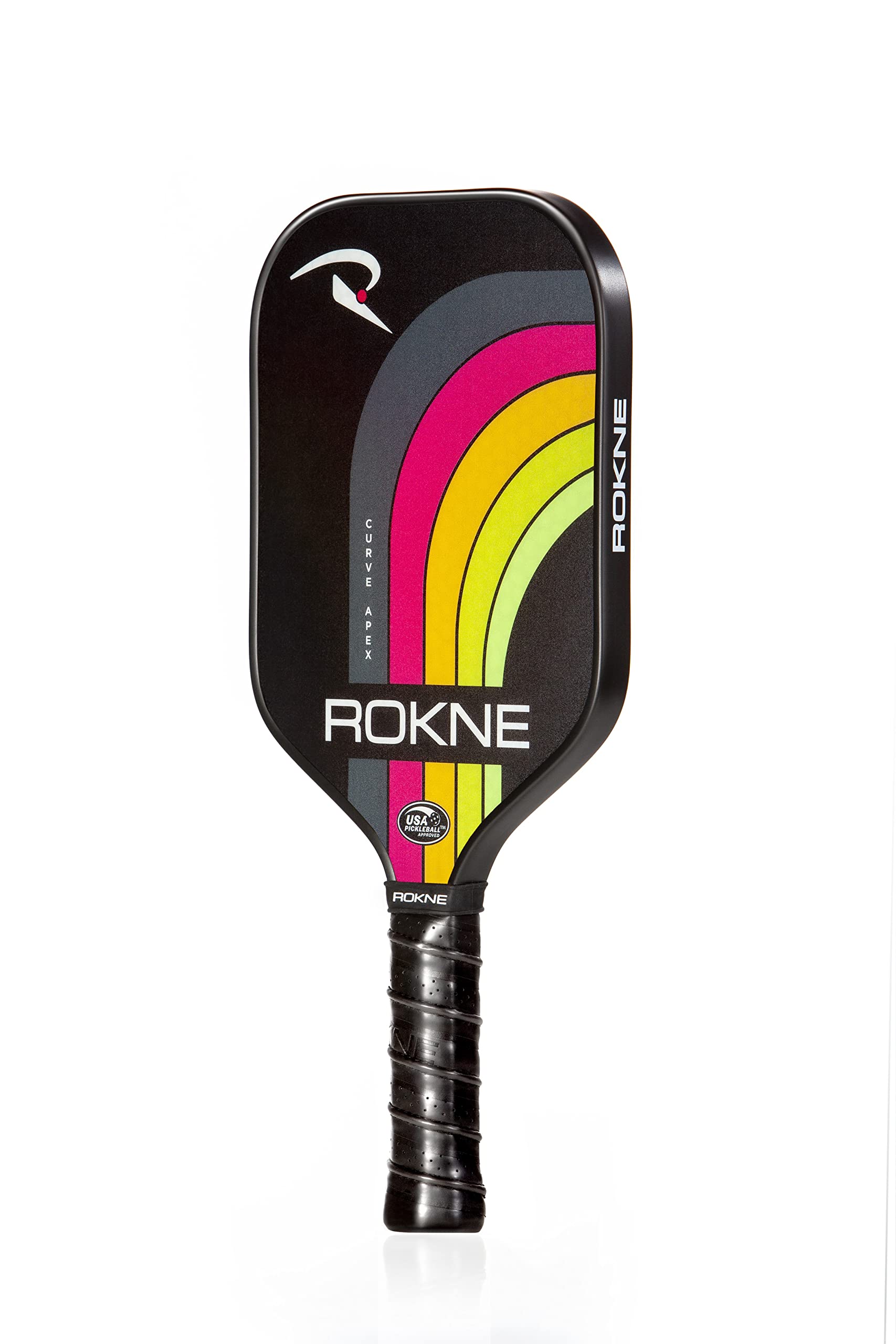 ROKNE Curve Apex Pickleball Paddle (Electric Citrus)